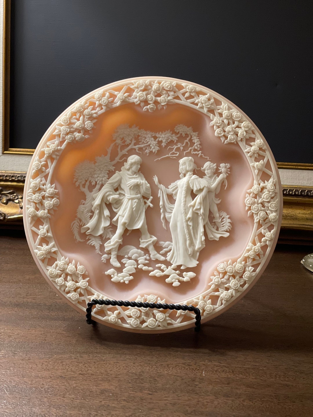 Vintage 1990 Incolay Collector Plate Shakespearean Lovers - Etsy