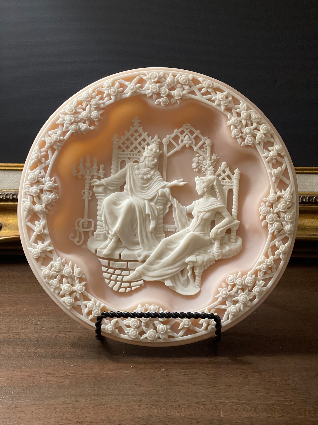 Vintage 1989 Incolay Collector Plate Shakespearean Lovers - Etsy