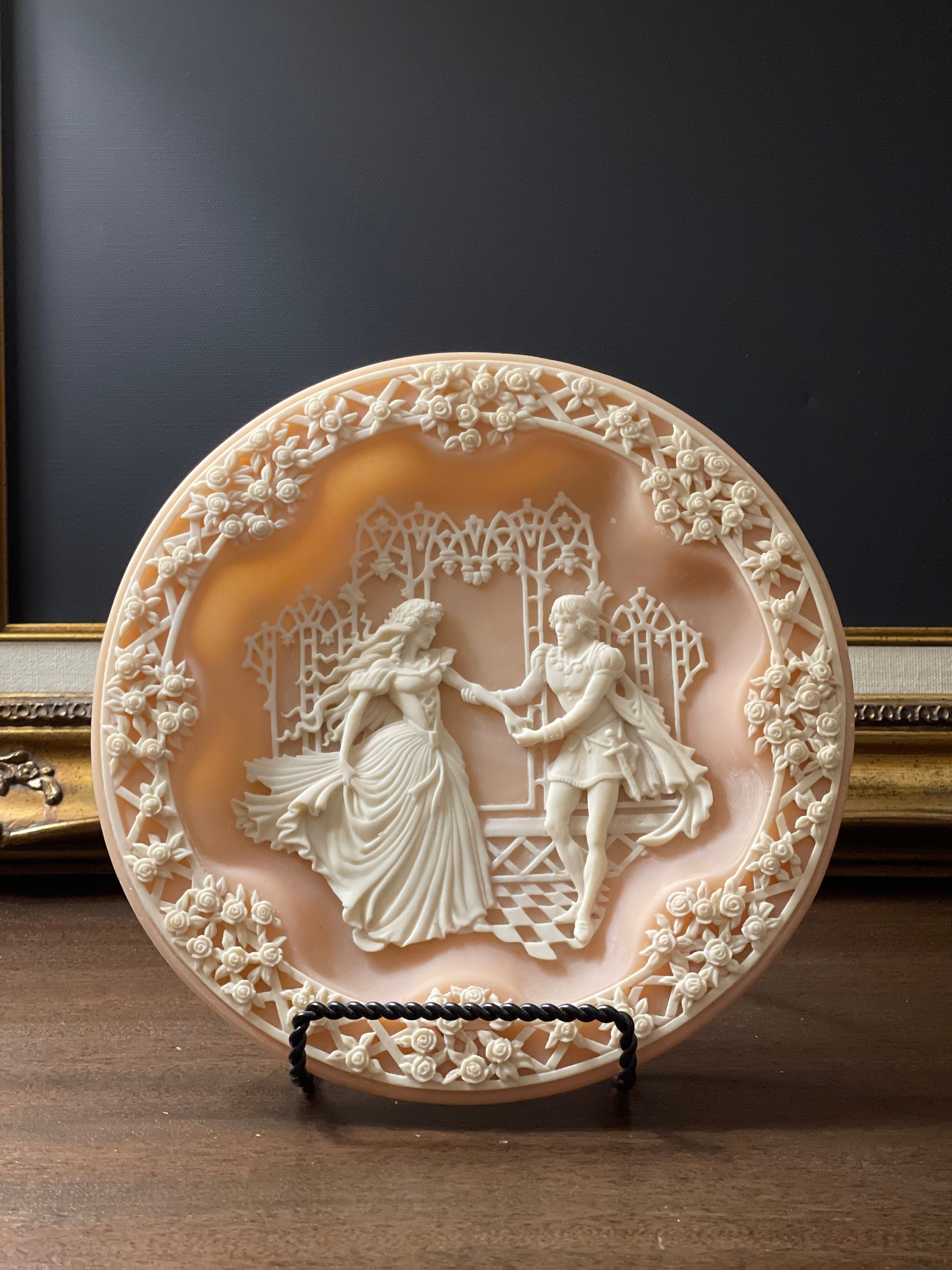 Vintage 1989 Incolay Collector Plate Shakespearean Lovers - Etsy