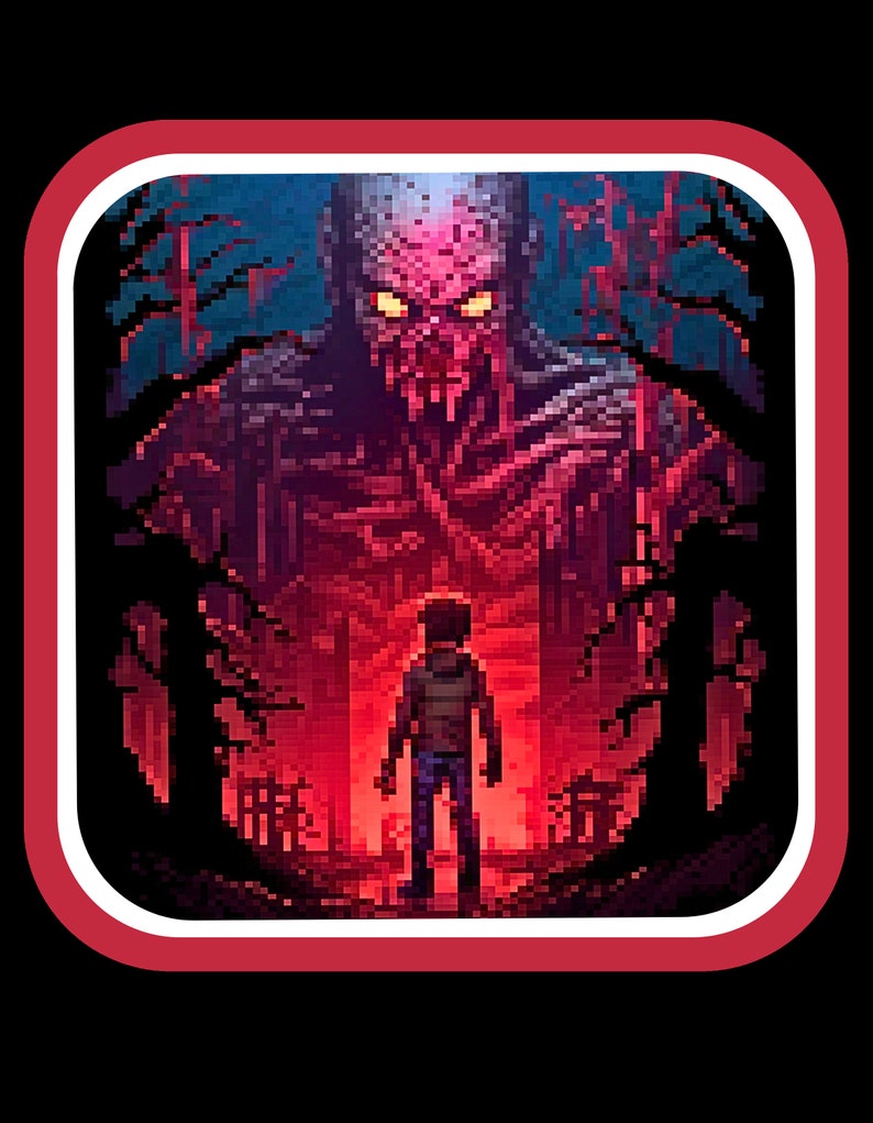 Vecna Stranger Things Retro Pixel Art Horror Halloween Tee - Etsy Australia