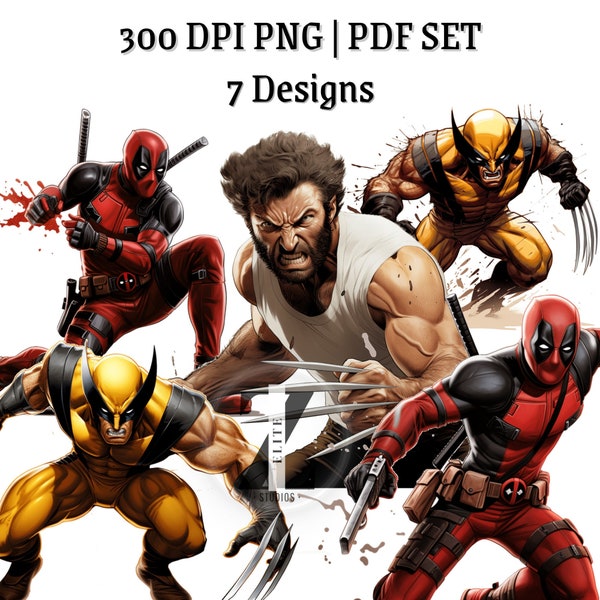 Deadpool and Wolverine Wrap - Etsy