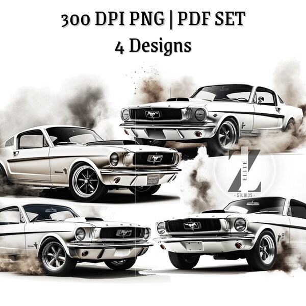 Muscle Car Print - Etsy