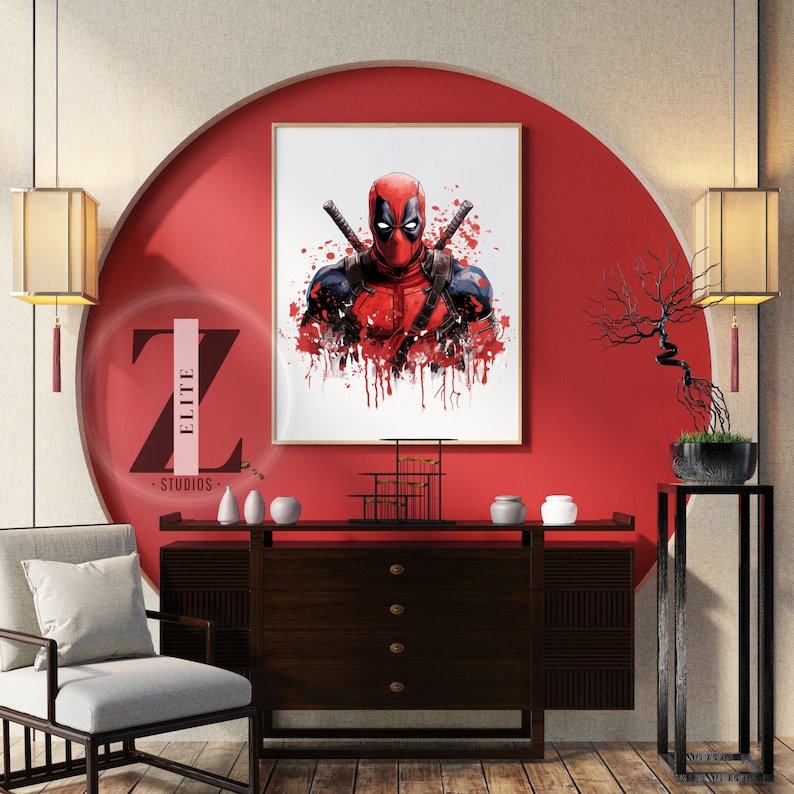 Deadpool PNG PDF Bundle 6 Designs With Transparent Background 300 DPI ...
