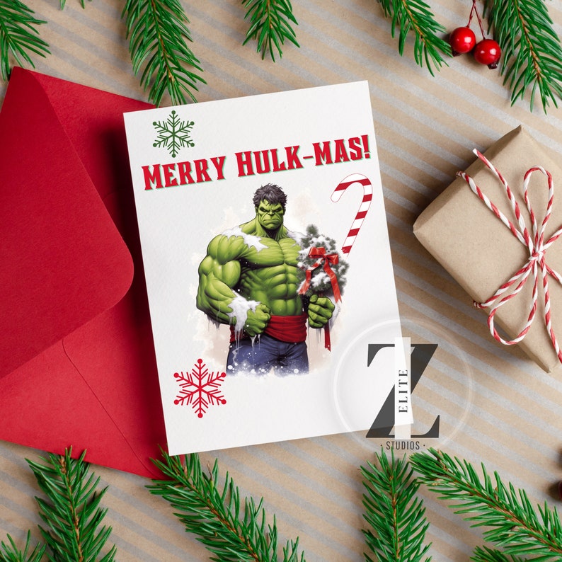 Hulk Christmas Clipart, Superhero PNG SVG Bundle - Etsy