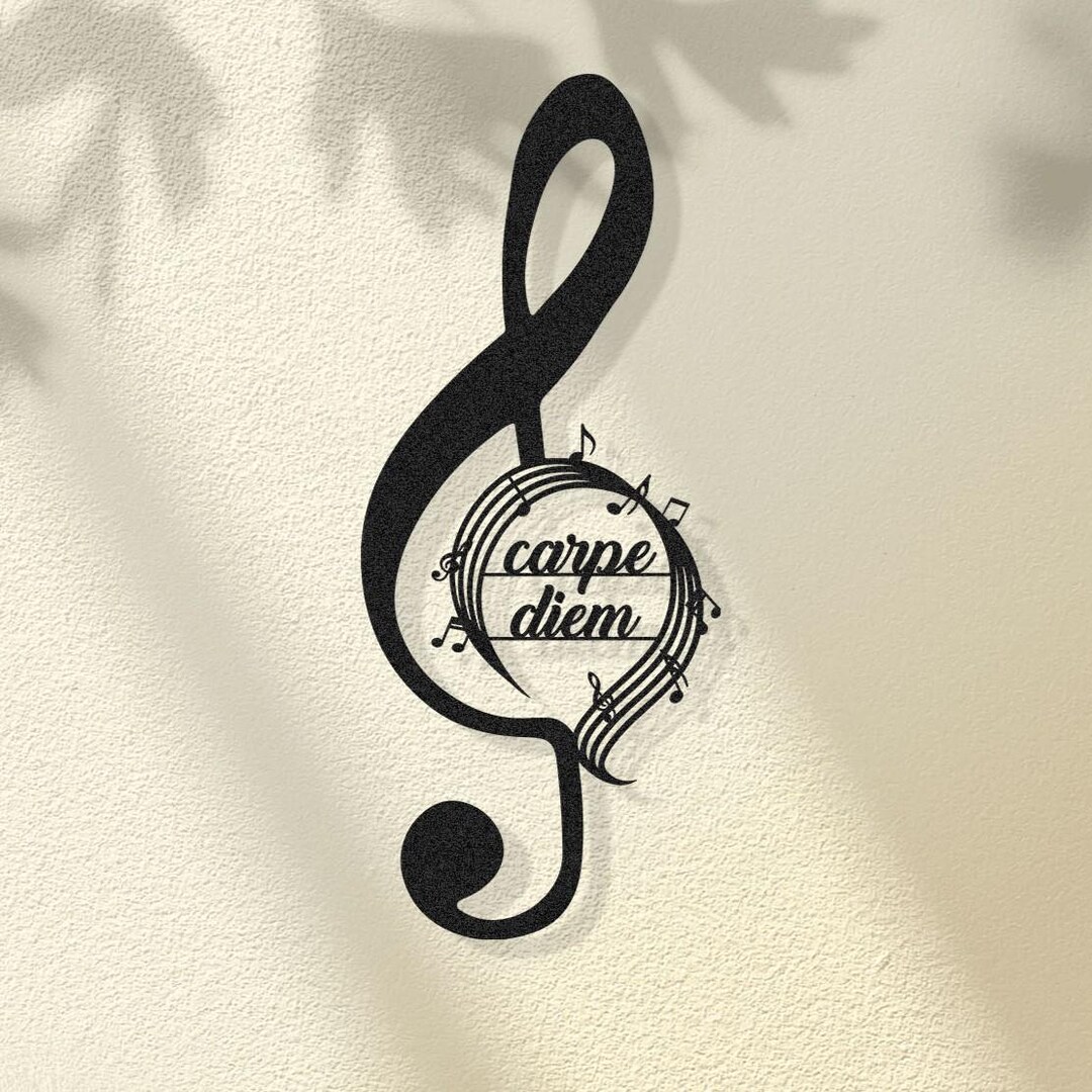 Custom Music Notes Wall Art Metal Decor, Personalized Gifts for ...