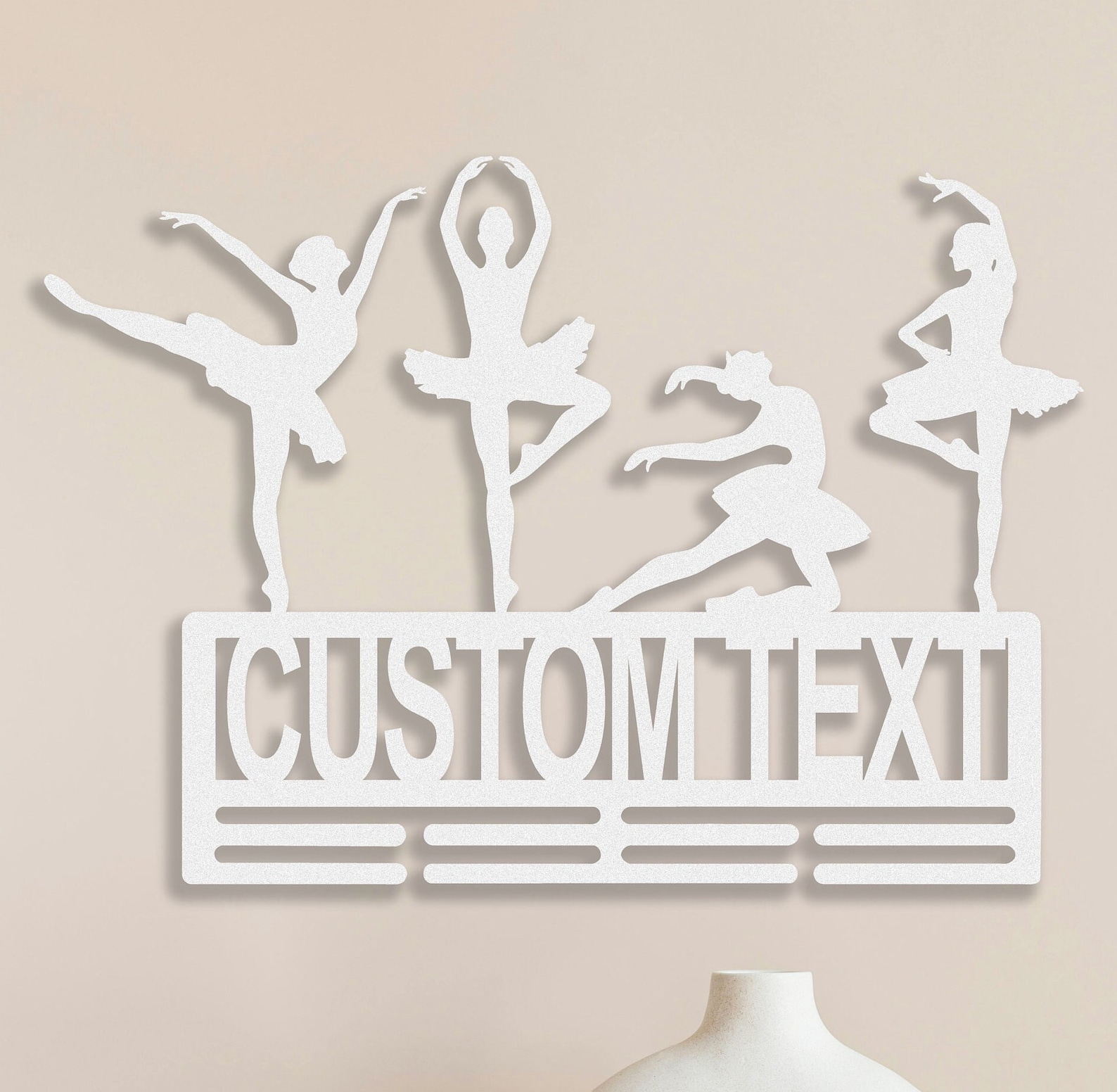 Custom Ballet Medal Hanger, Personalized Name Metal Sign, Medal Holder ...