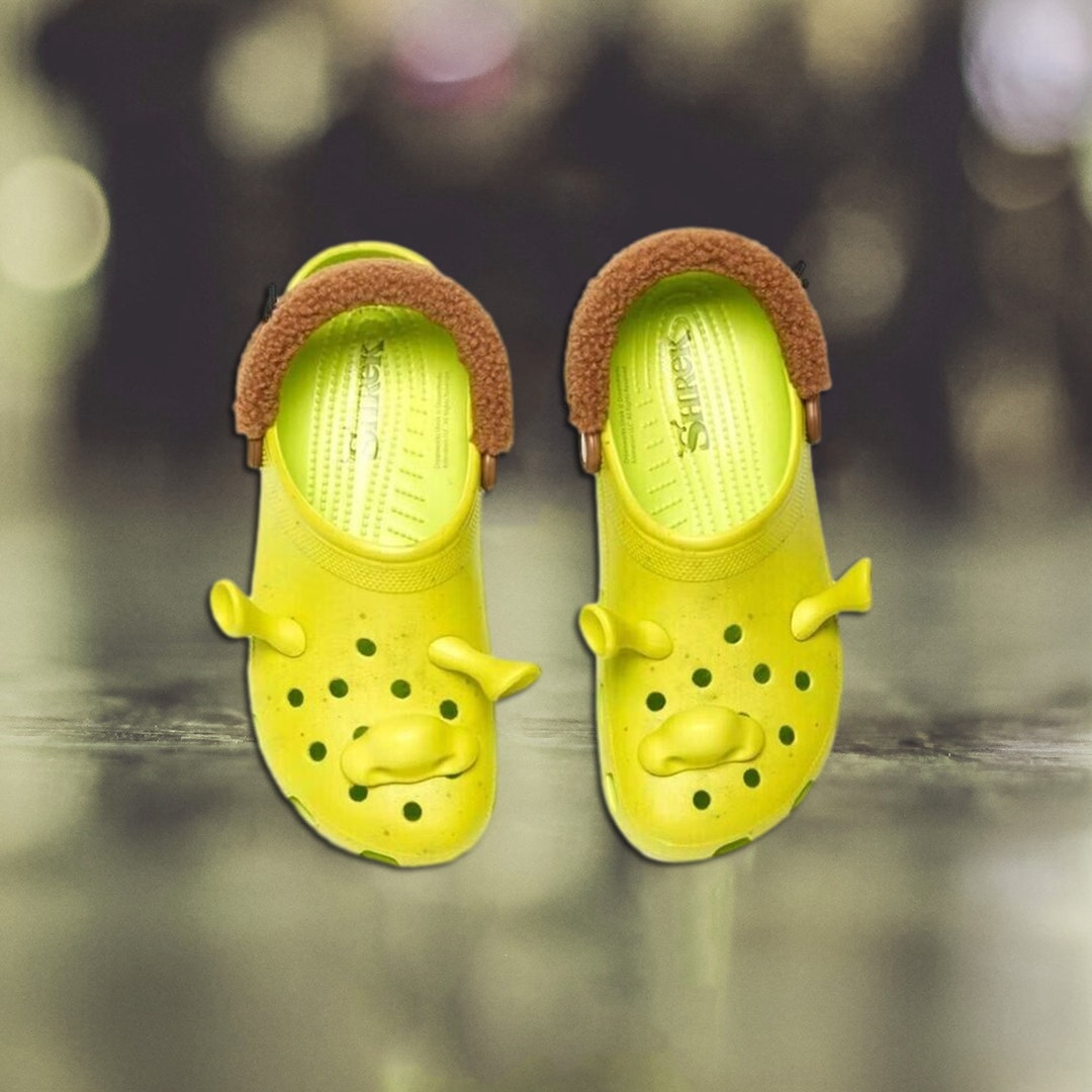 Crocs Classic Dreamworks Shrek Clog Size 8-12 Mens BRAND NEW - Etsy