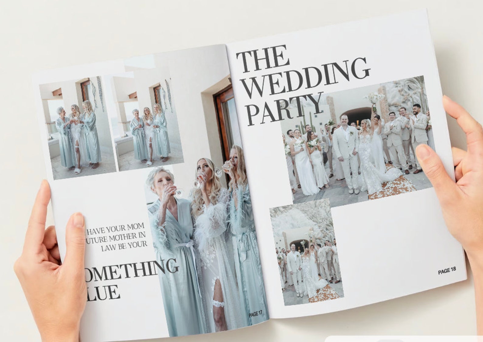 Custom Wedding Magazine Template: Modern Editorial Style (canva ...