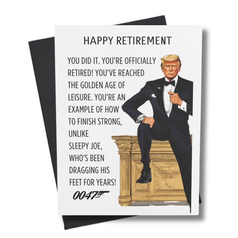 Funny Retirement Cards - Etsy