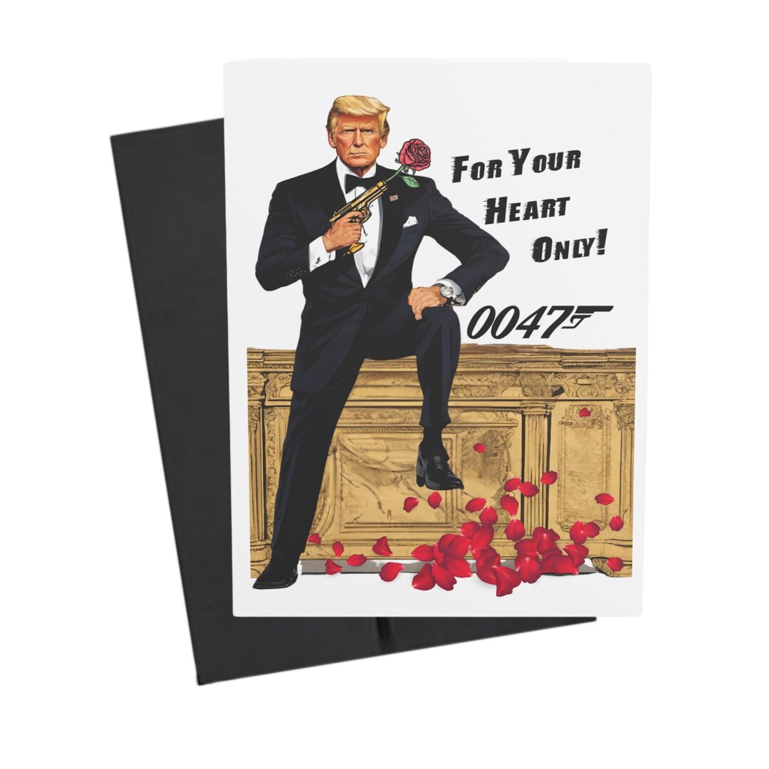 0047 Trump Happy Valentine's Day Card, for Your Heart Only, Funny ...