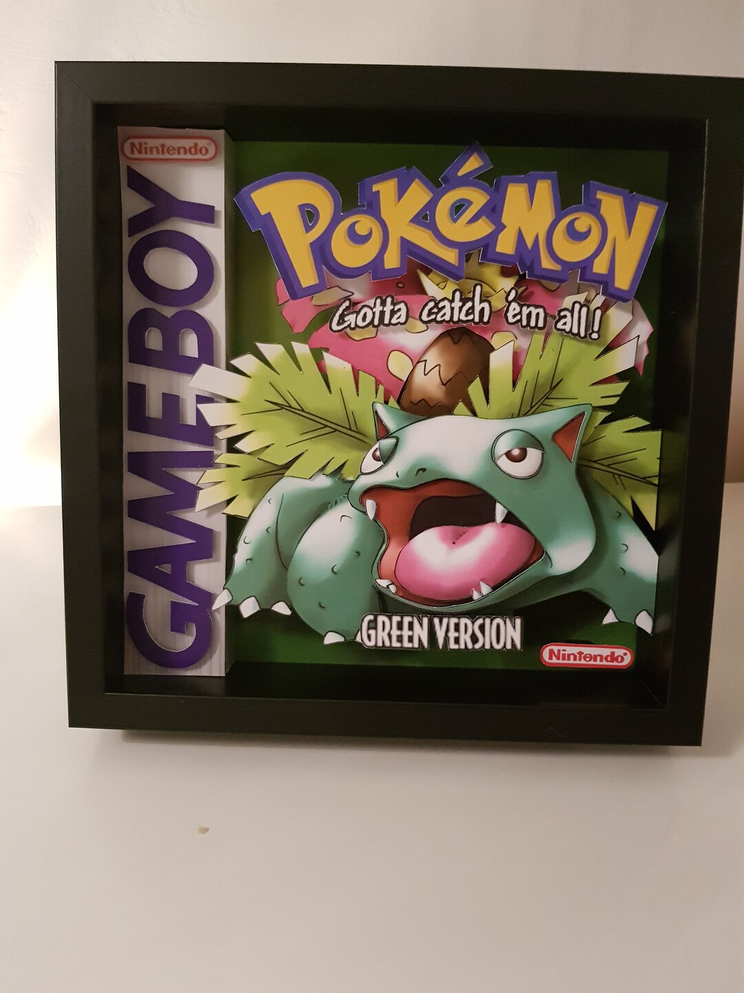 Pokemon Green Shadowbox - Etsy