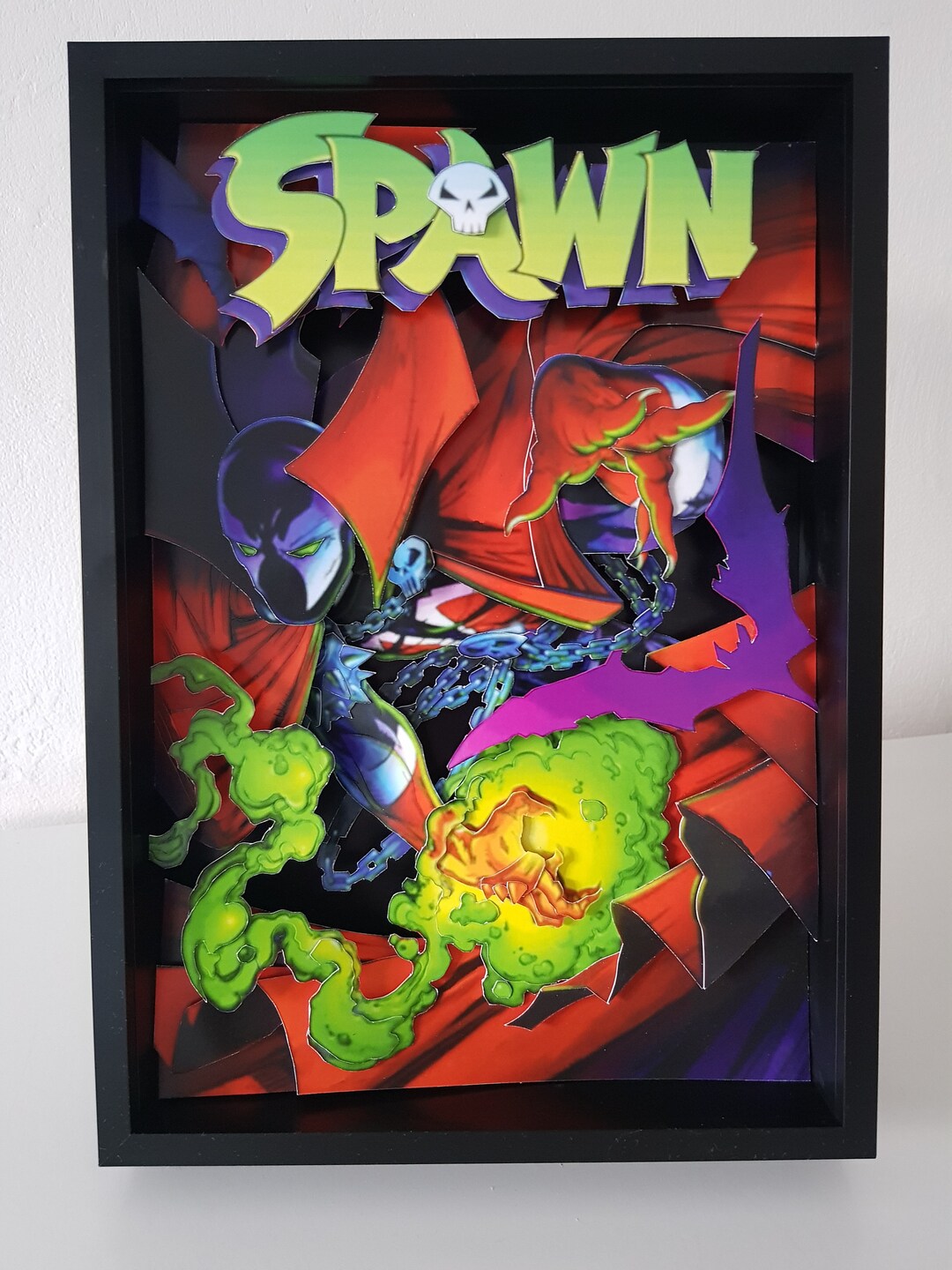Spawn #1 Image Comics 3d Shadowbox Diorama Gamer Collectable - Etsy