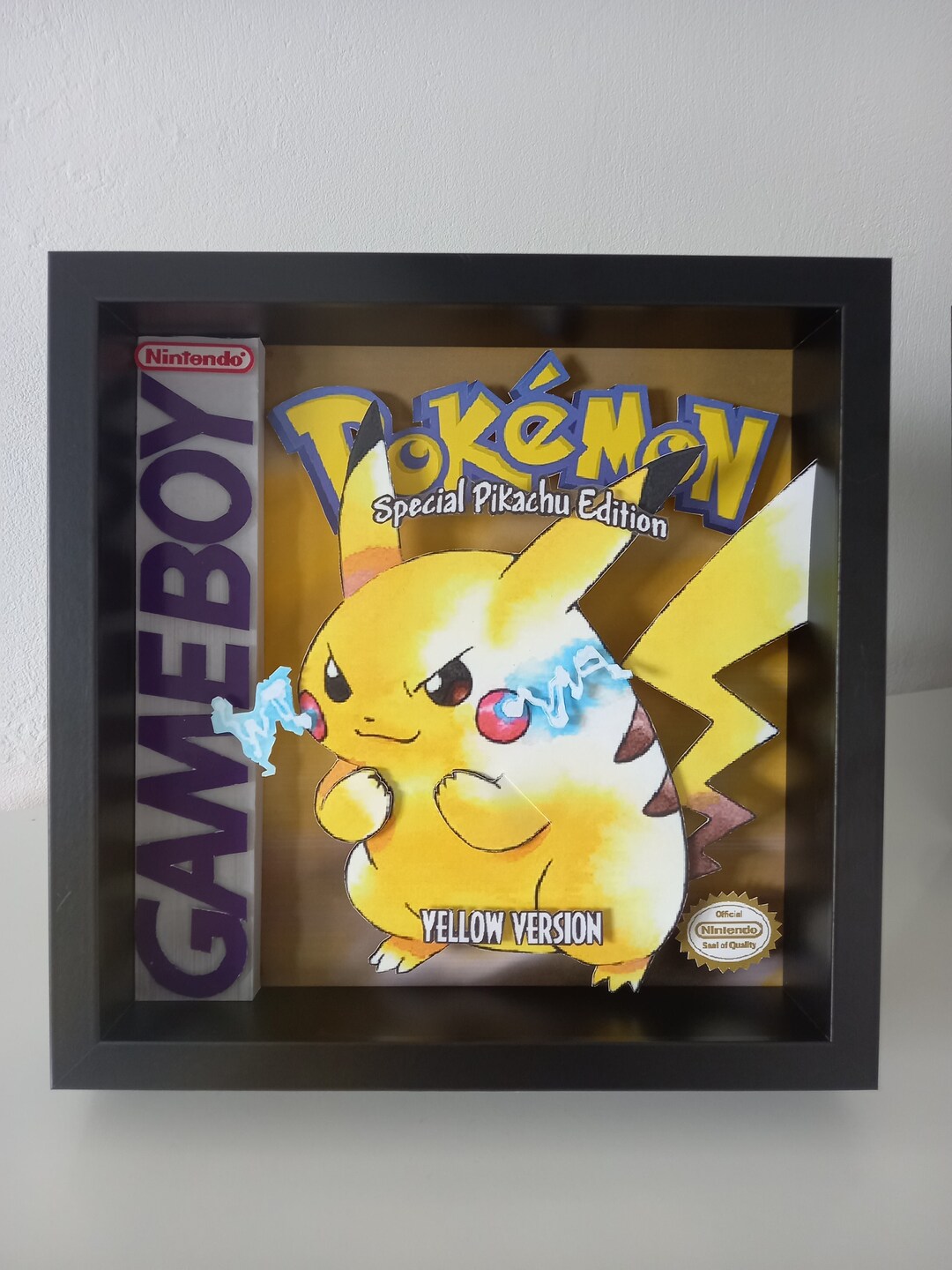 Pokemon Yellow Shadowbox - Etsy