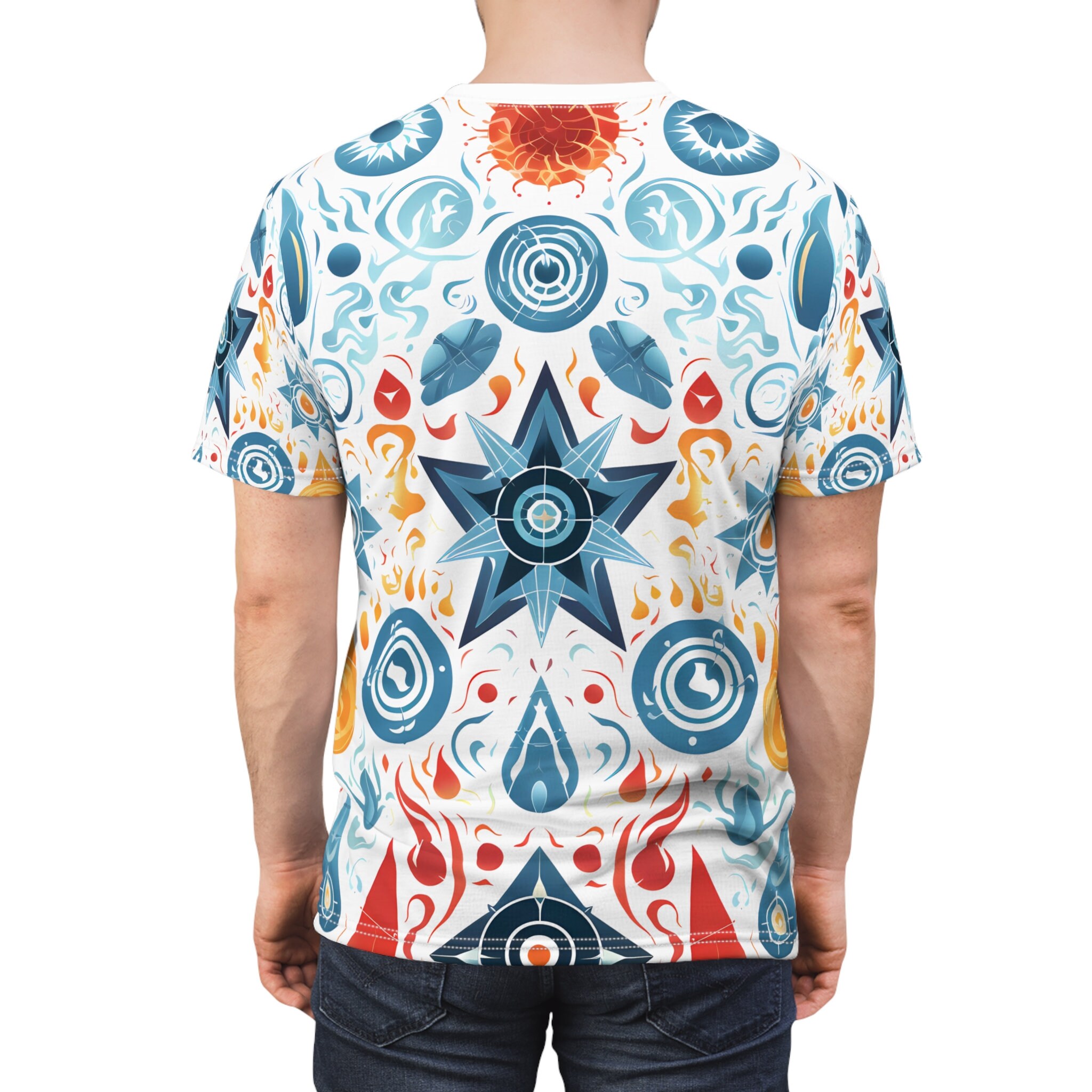 Sacred Geometry Shirt Elemental Fusion Shirt Festival - Etsy