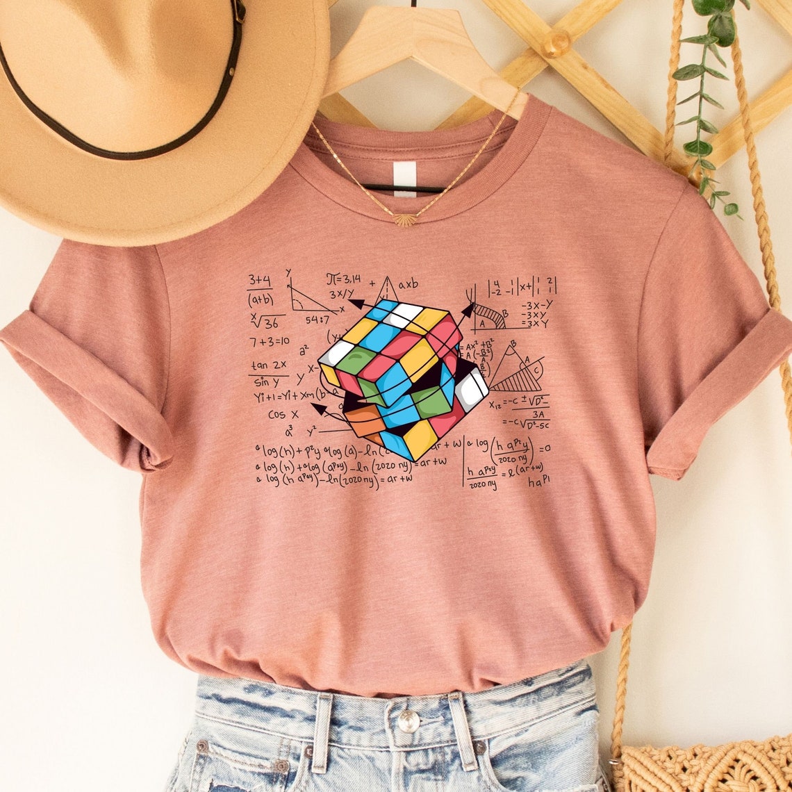 Colorful Rubiks Cube T-shirt, Rubiks Cube Shirt, Rubik's Cube Tee Gift ...
