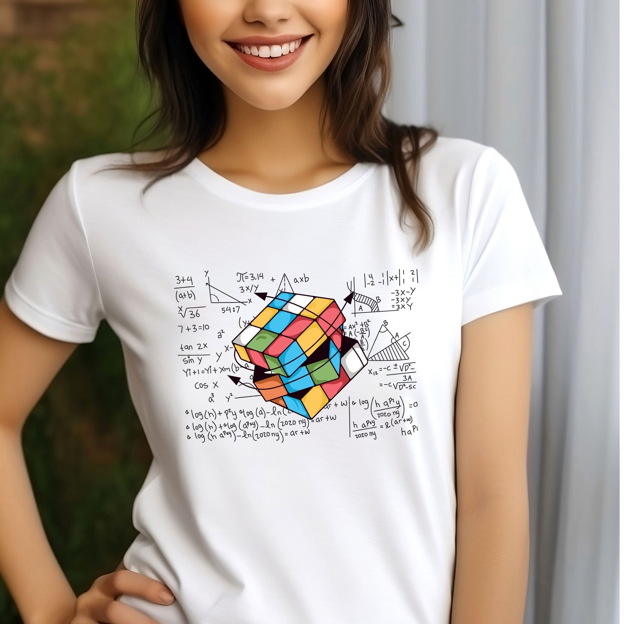 Colorful Rubiks Cube T-shirt, Rubiks Cube Shirt, Rubik's Cube Tee Gift ...