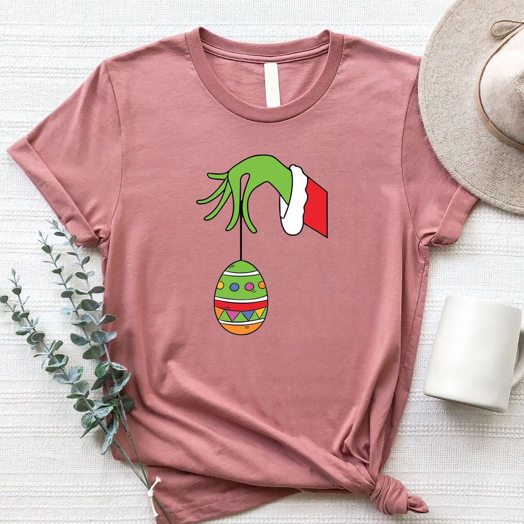 Grinchy Happy Easter T-shirt, Green Easter Shirt, Cute Easter Grinch ...