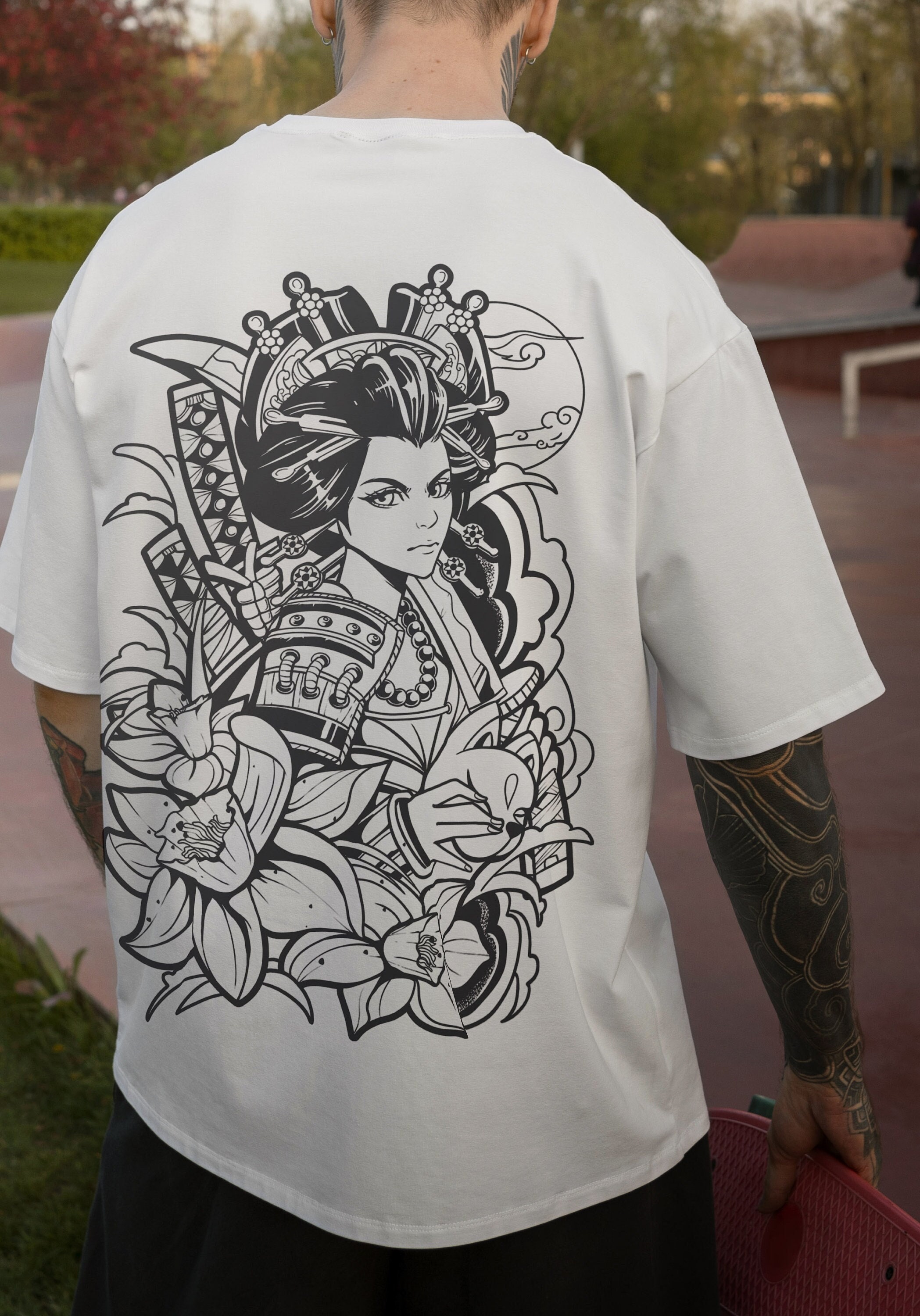 Japanese Geisha Tattoo SVG, Stencil Svg, SVG Designs for Cricut, Women ...