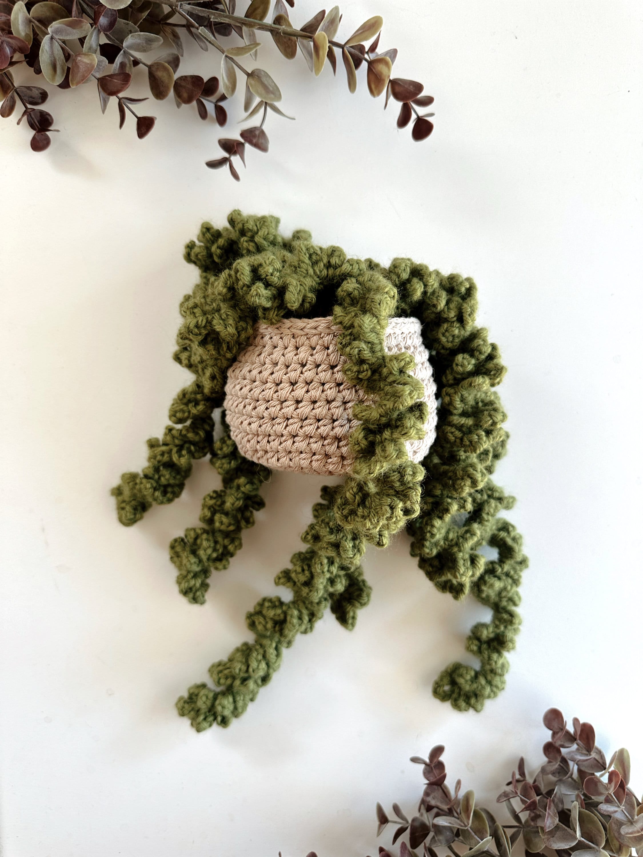 Crochet Curly Fern Plant Pattern Crochet Pattern Large Plant PDF ...