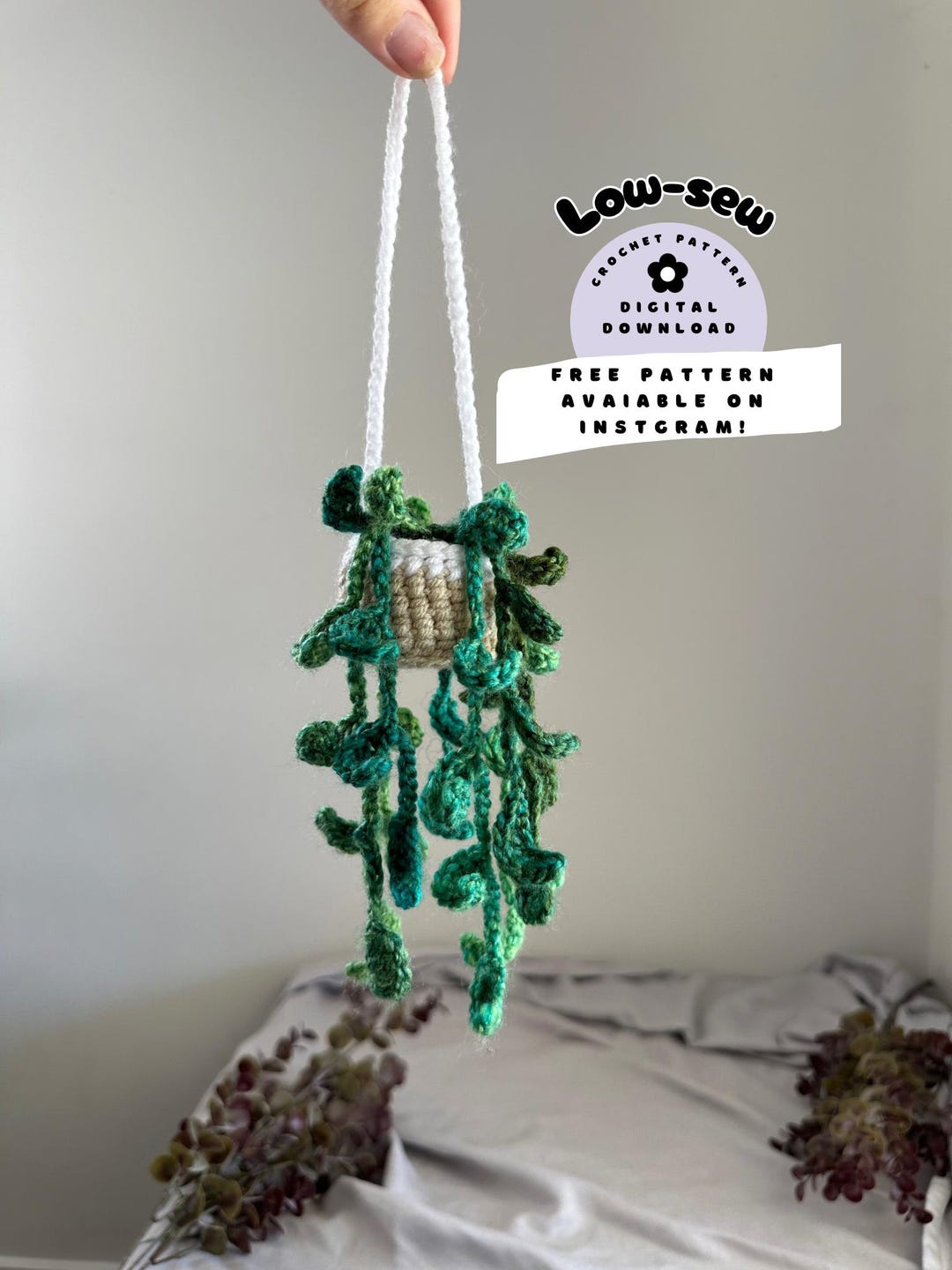 Crochet String of Bananas Pattern: Amigurumi Plant (PDF Pattern) - Etsy