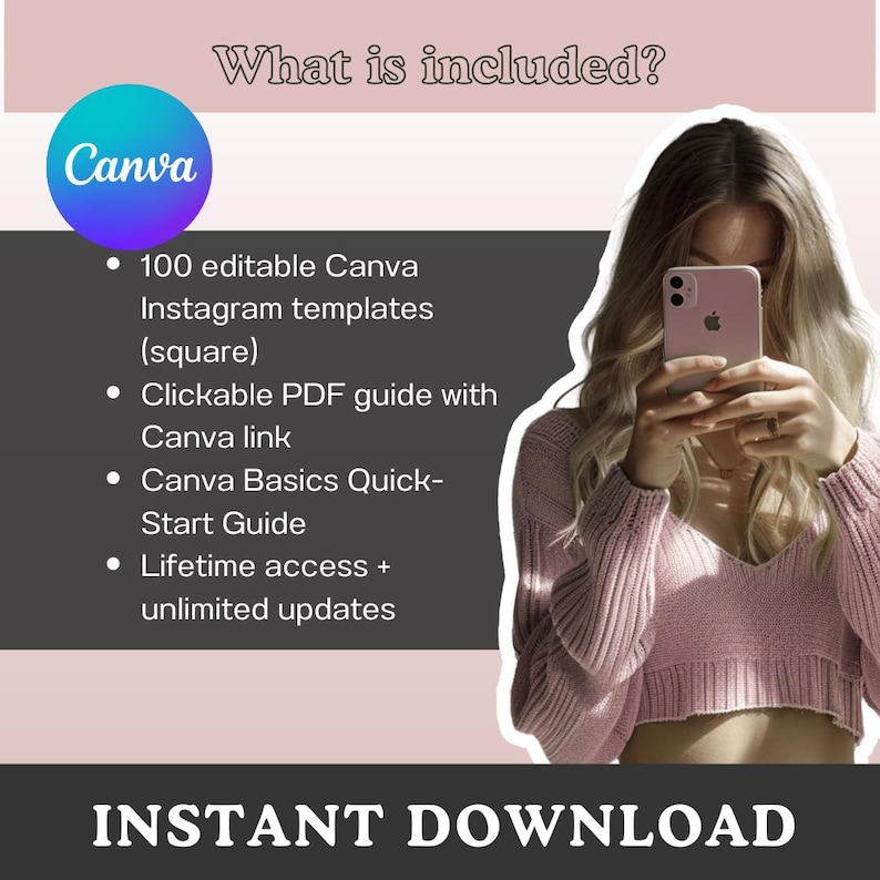 Done-for-you Instagram Pinned Post Templates for Busy Mompreneurs ...