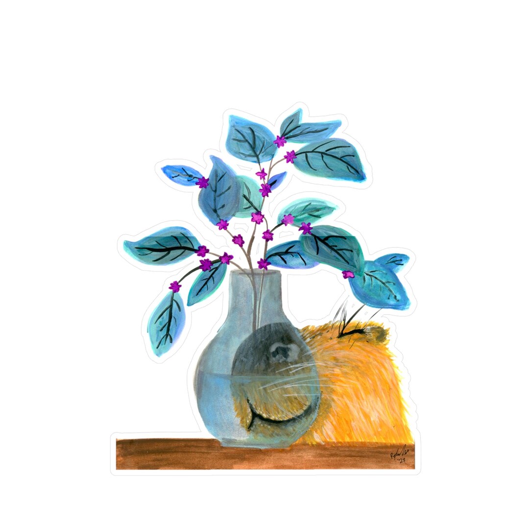 Capybara Vinyl Kiss-cut Decal Water, Scratch & Uv-resistant Satin ...