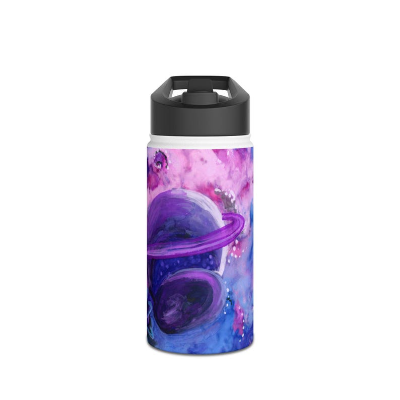 Purple Galaxy Stainless Steel Water Bottle, Standard Lid - Etsy