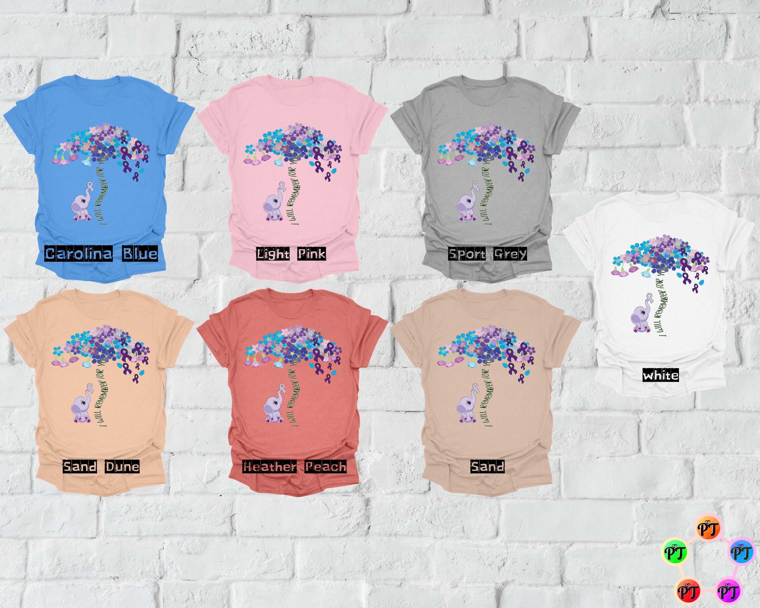 Alzheimer Flower T-shirt, Dementia Family Support Shirt, Mothers Day ...