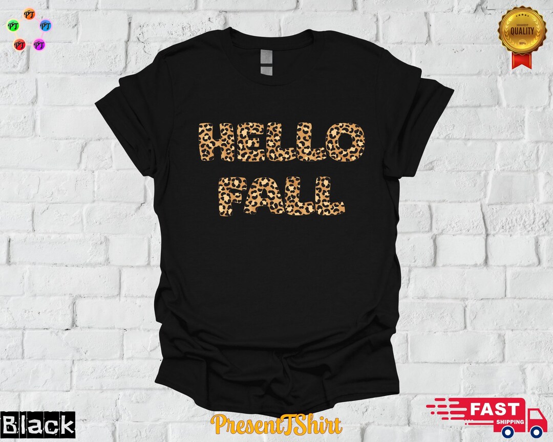 Hello Fall Thanksgiving Shirt, Hello Fall Shirt, Fall Shirts, Fall T ...
