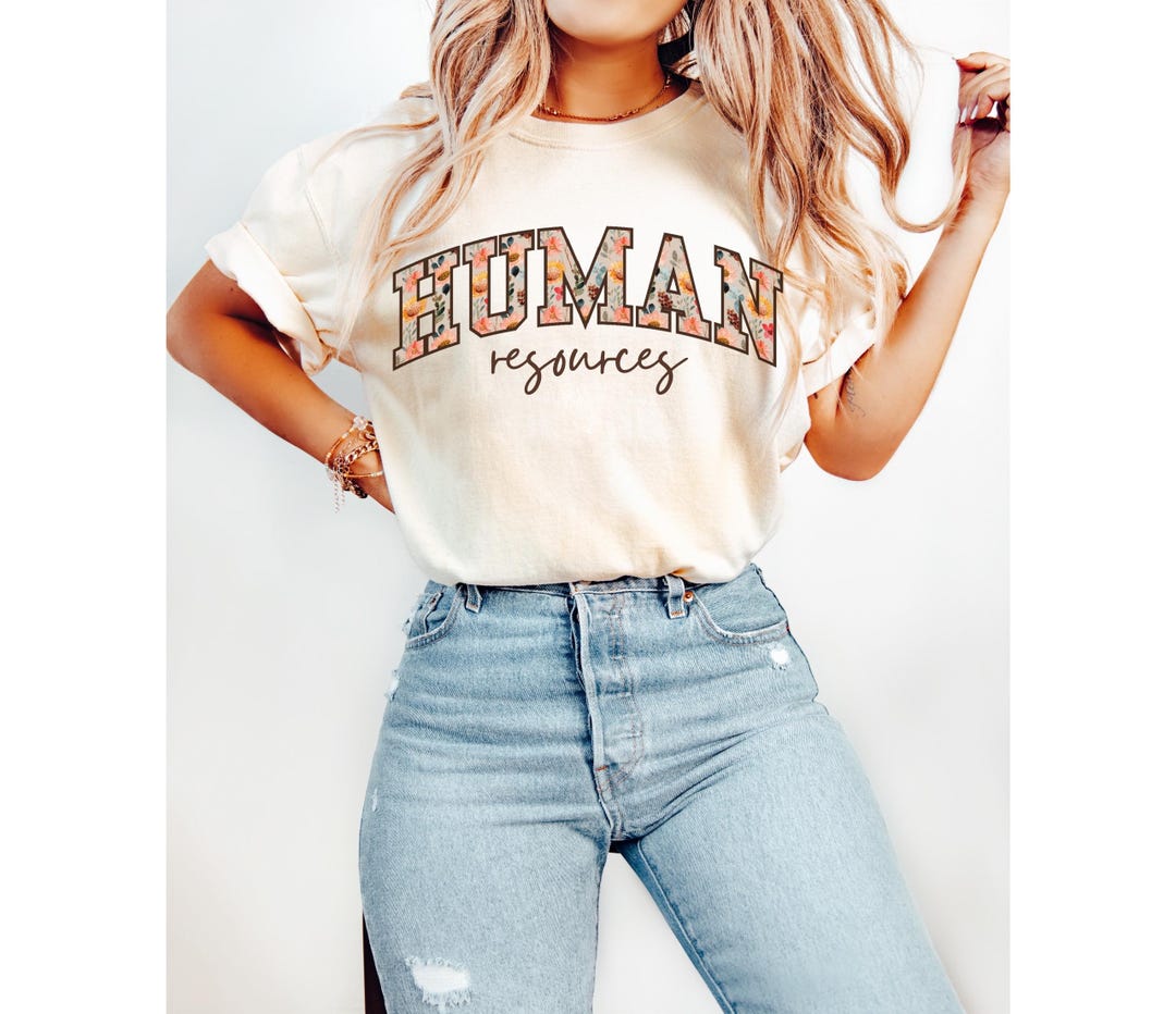 Human Resources Shirt, Floral Human Resources Shirt, Gift for Human ...