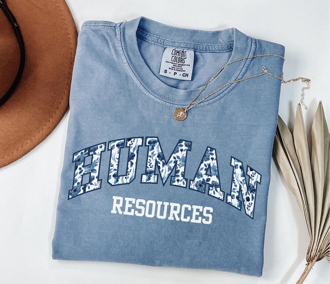Human Resources Shirt, Floral Human Resources Shirt, Gift for Human ...