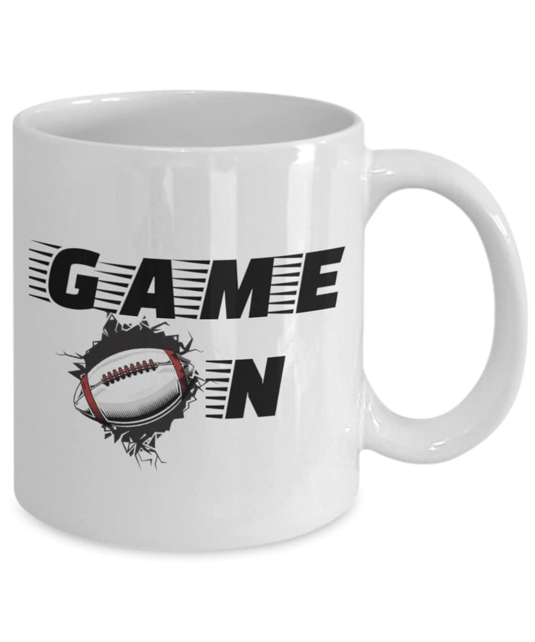 This Football Coffee Mug Encapsulates Passion, Excitement and Love for ...