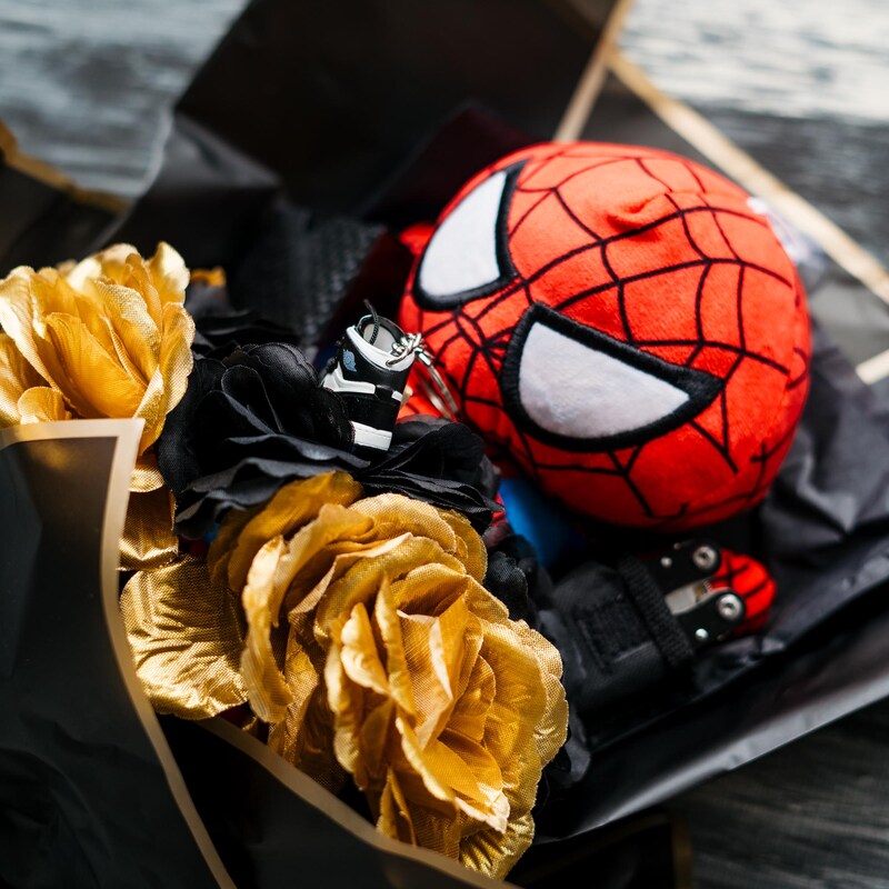 Spiderman Flower Bouquet - Etsy
