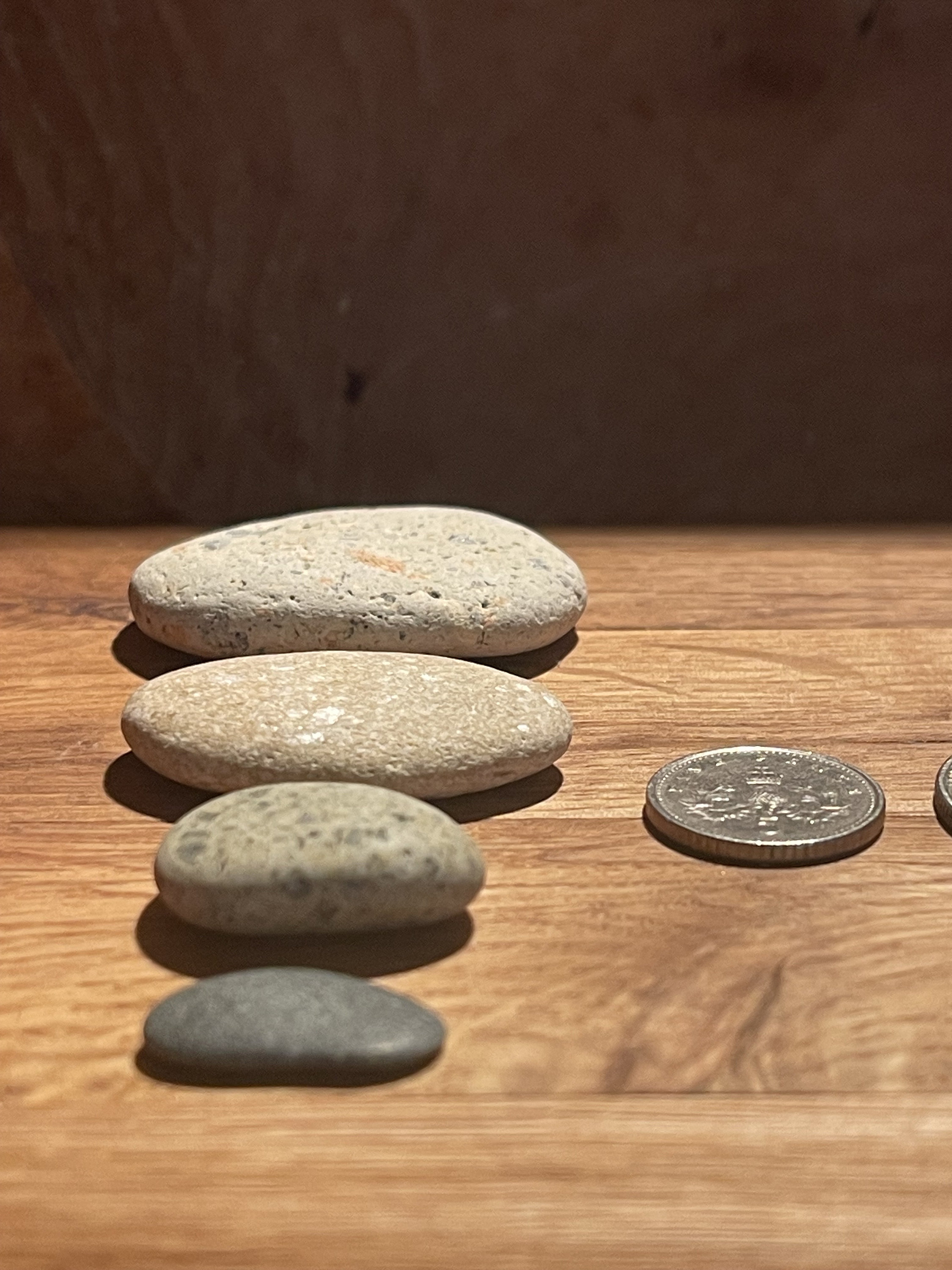 4 Stacking Pebbles Different Shades of Beige Karki Sand and - Etsy