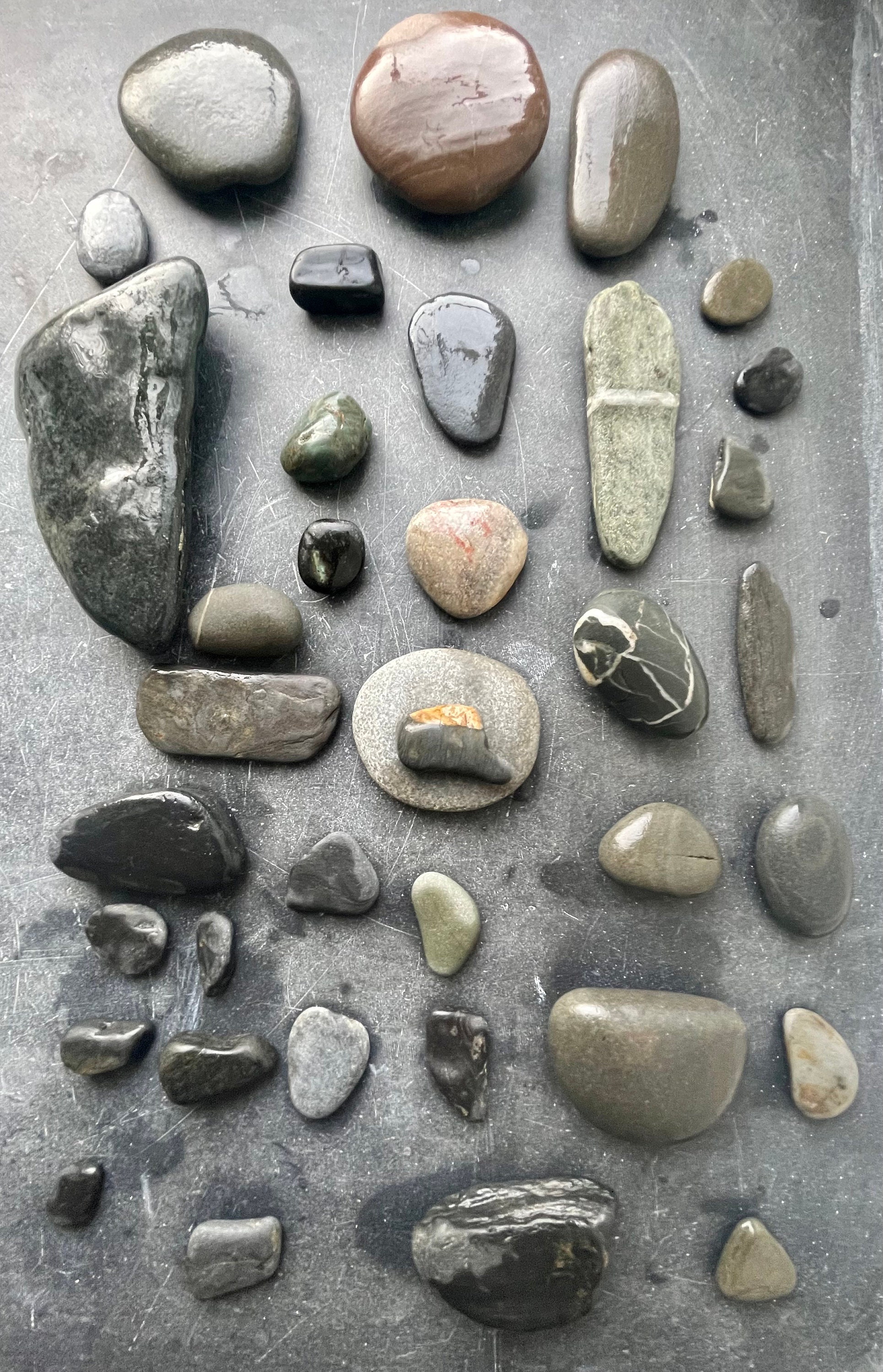 37 Bonsai Beach Pebbles in Various Sizes and Colours. Natural,organic ...