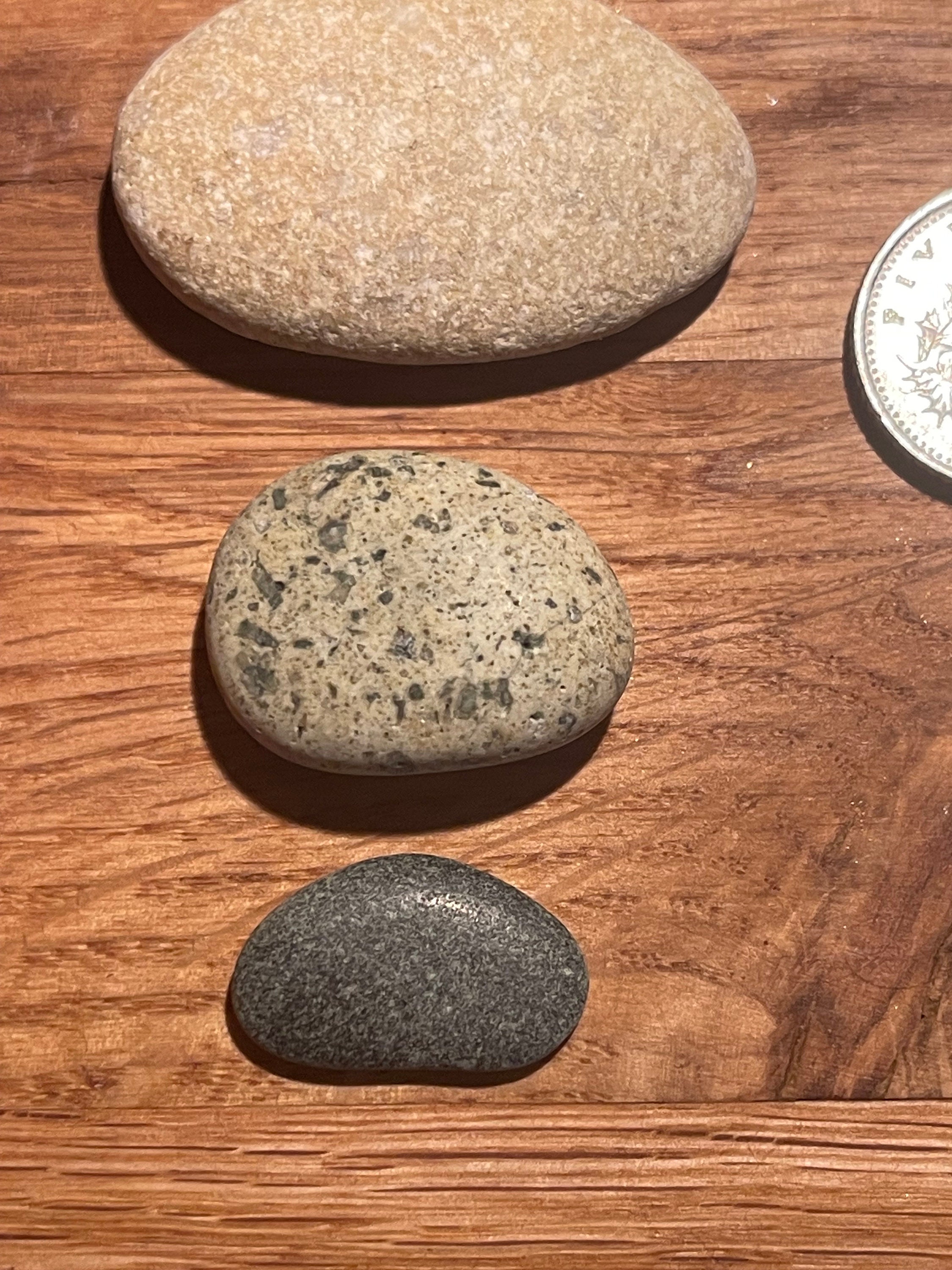4 Stacking Pebbles Different Shades of Beige Karki Sand and - Etsy