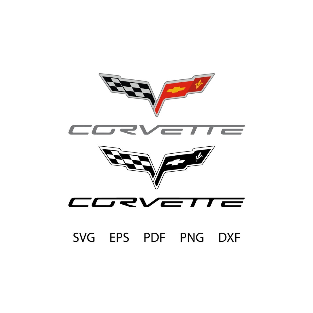 Corvette SVG | Corvette Image | Pdf, Eps, Png, Svg, Dxf - Etsy