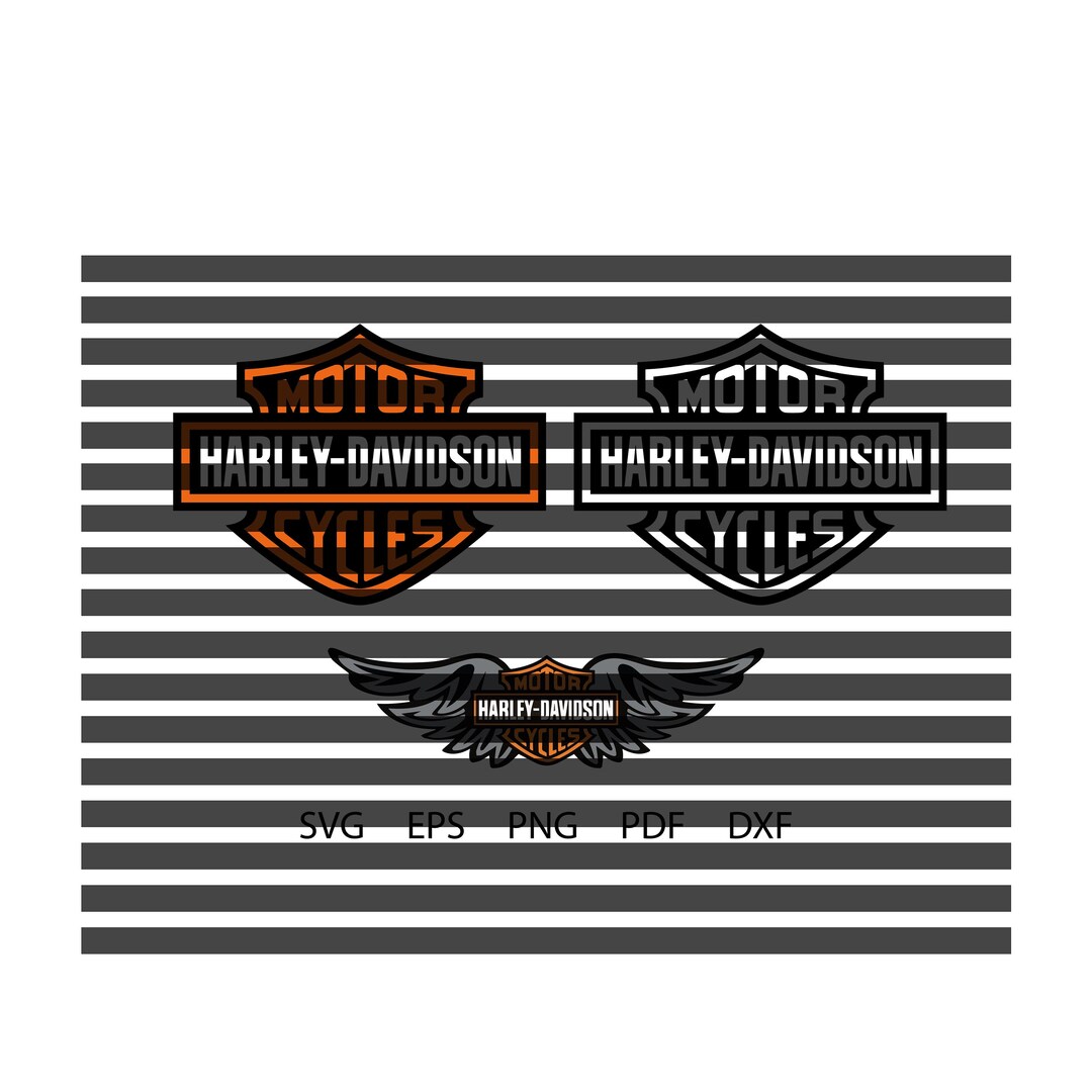 Harley Motocycle SVG | Motobike Svg, Eps, Pdf, Png | Digital Files - Etsy