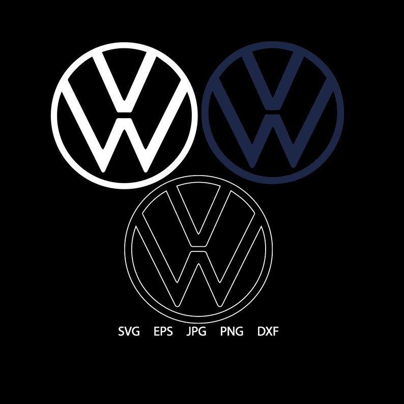 Vw Svg Vw Bild Pdf Eps Png Dxf Svg Etsy De