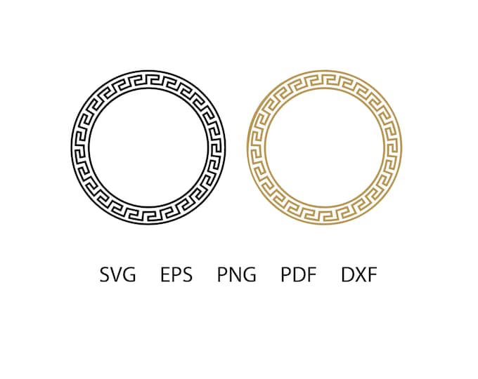 Greek Pattern SVG | Greek Pattern Image | Svg, Pdf, Png, Dxf, Eps - Etsy