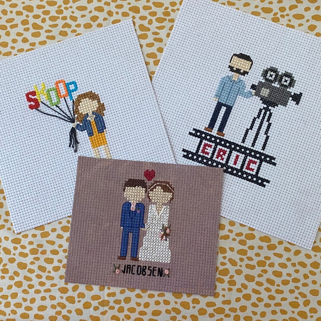 Custom Cross Stitch Portraits - Etsy