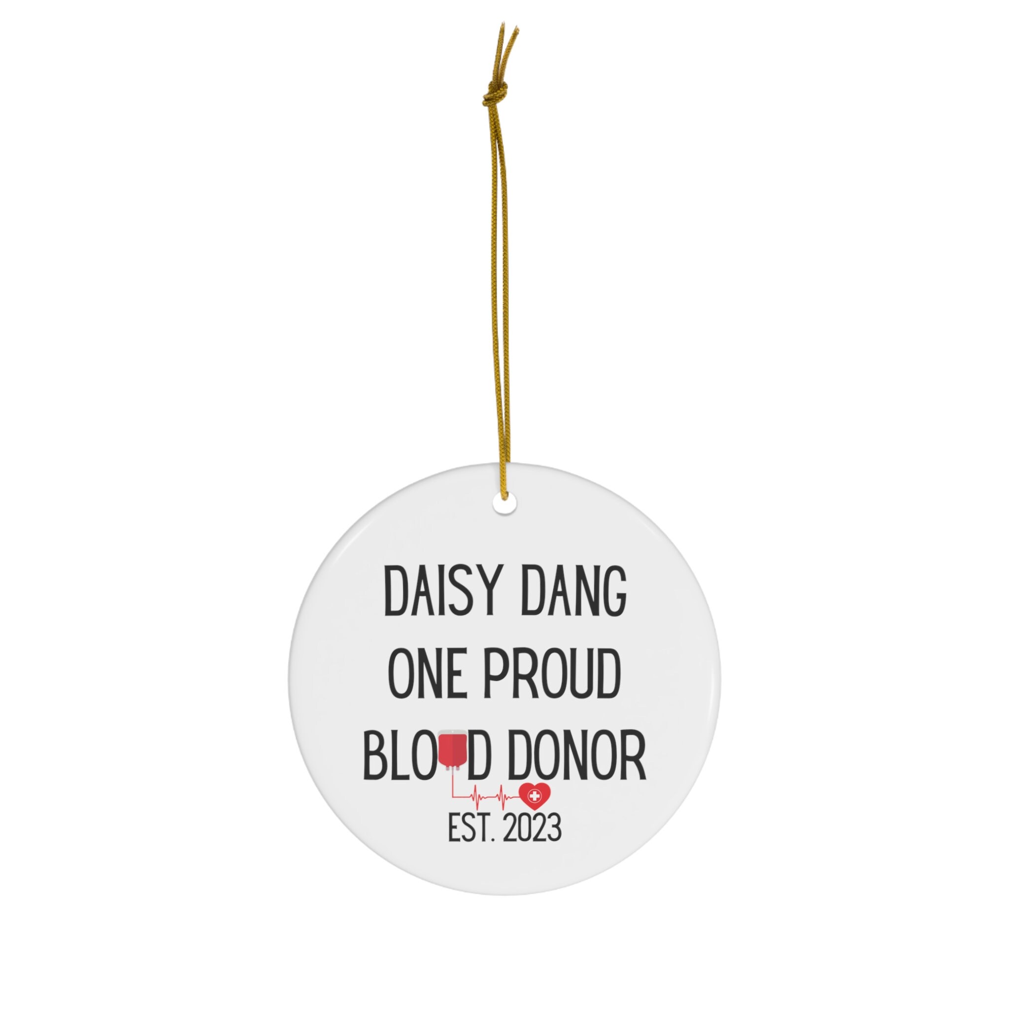 Personalized Blood Donor Gifts, Blood Donor Ornament, Blood Donation ...