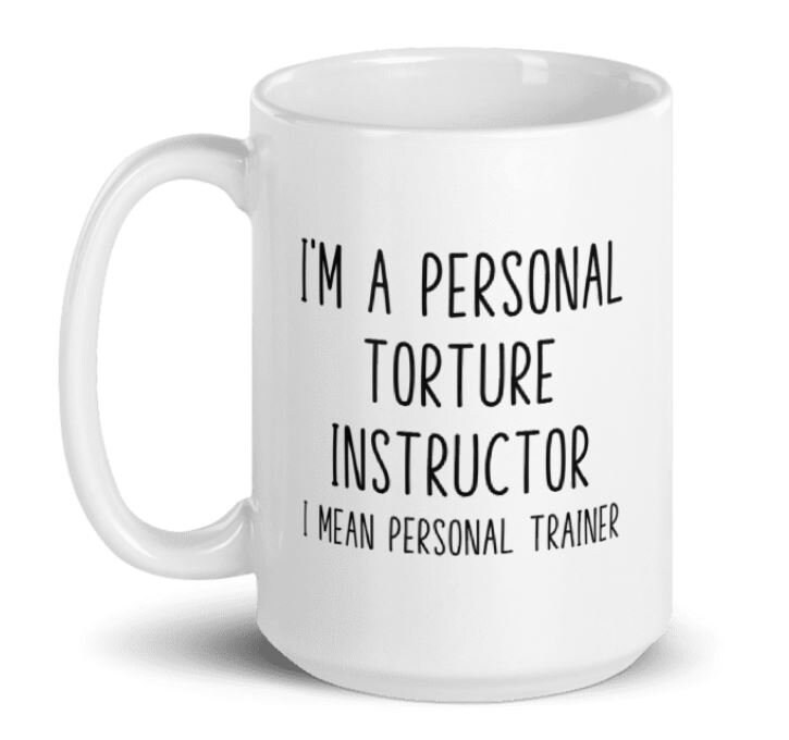Personalized Personal Trainer Gifts, Funny Gym Trainer Mug, Gym Coach ...