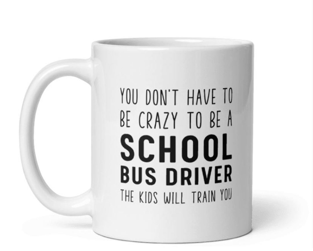Personalized School Bus Driver Gift, Bus Driver Mug, Appreciation Gift ...