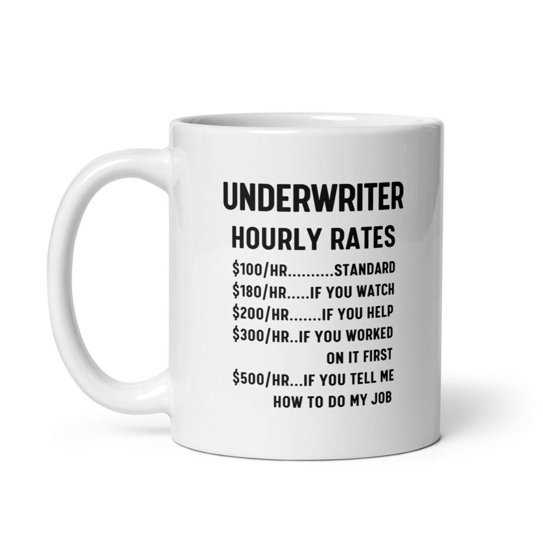 Underwriter Gift, Personalized Mug for Insurance Underwriter, New Job ...