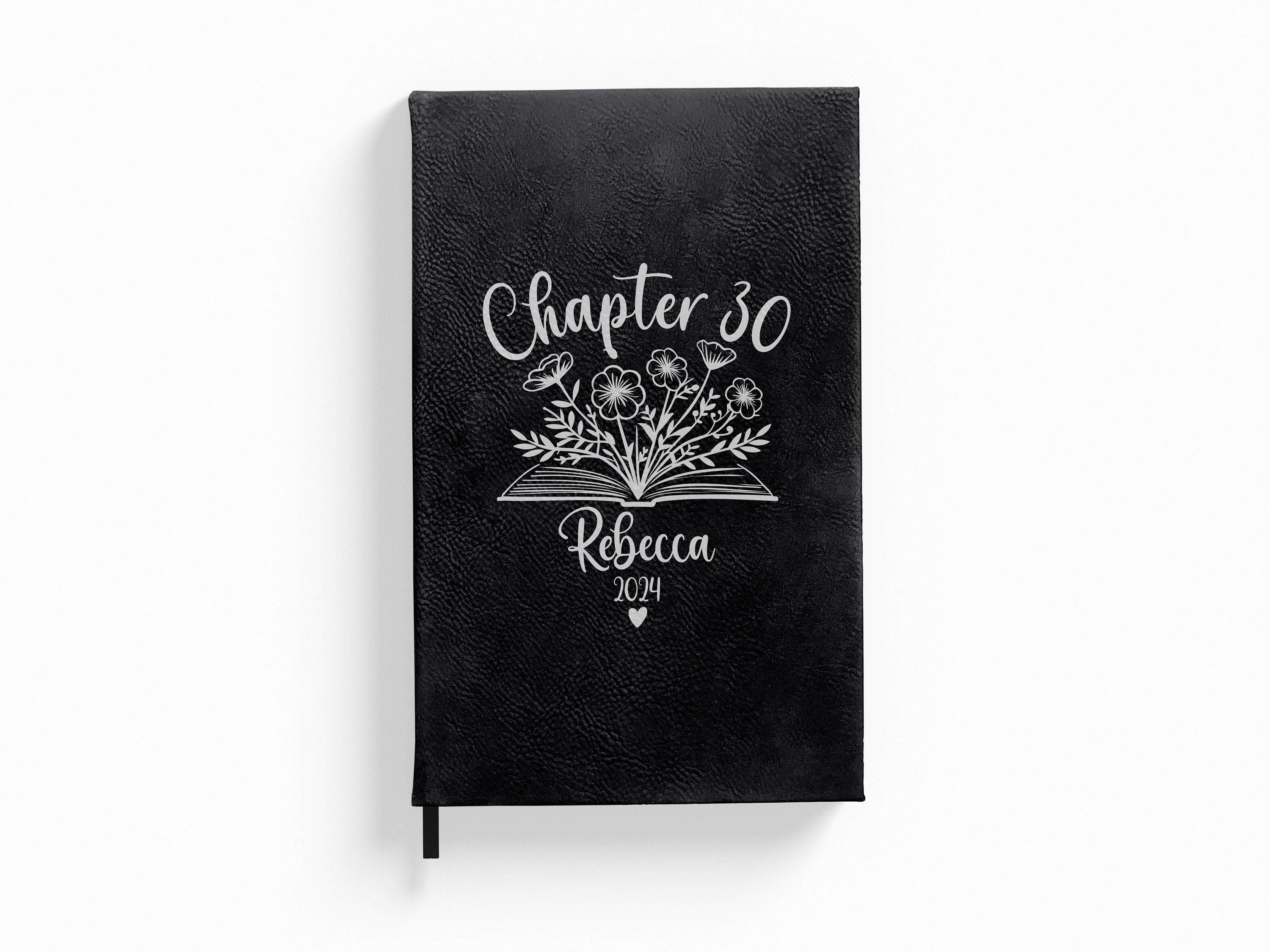 30th Birthday Floral Journal Gift, Personalized 30 Bday Dream Journal ...