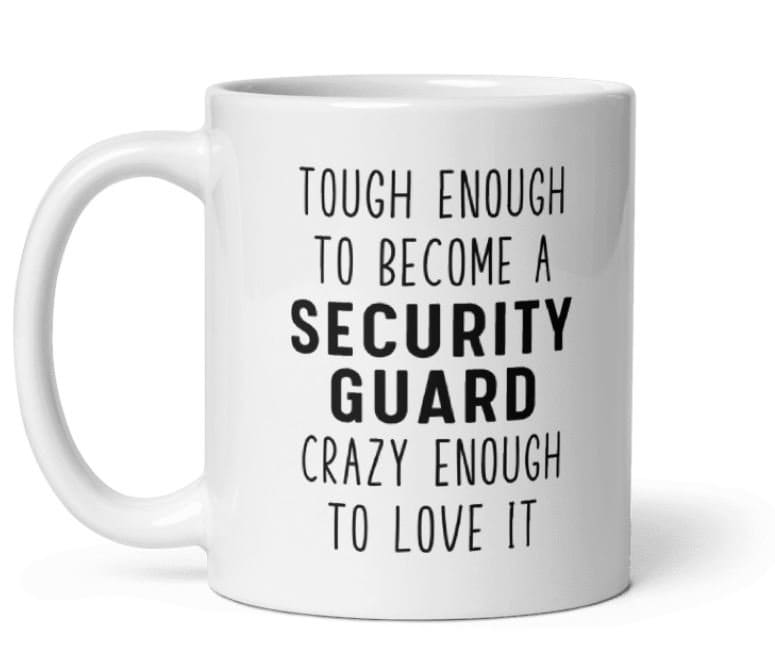 Personalized Security Guard Gift, Funny Coffee Mug, Appreciation Gift ...
