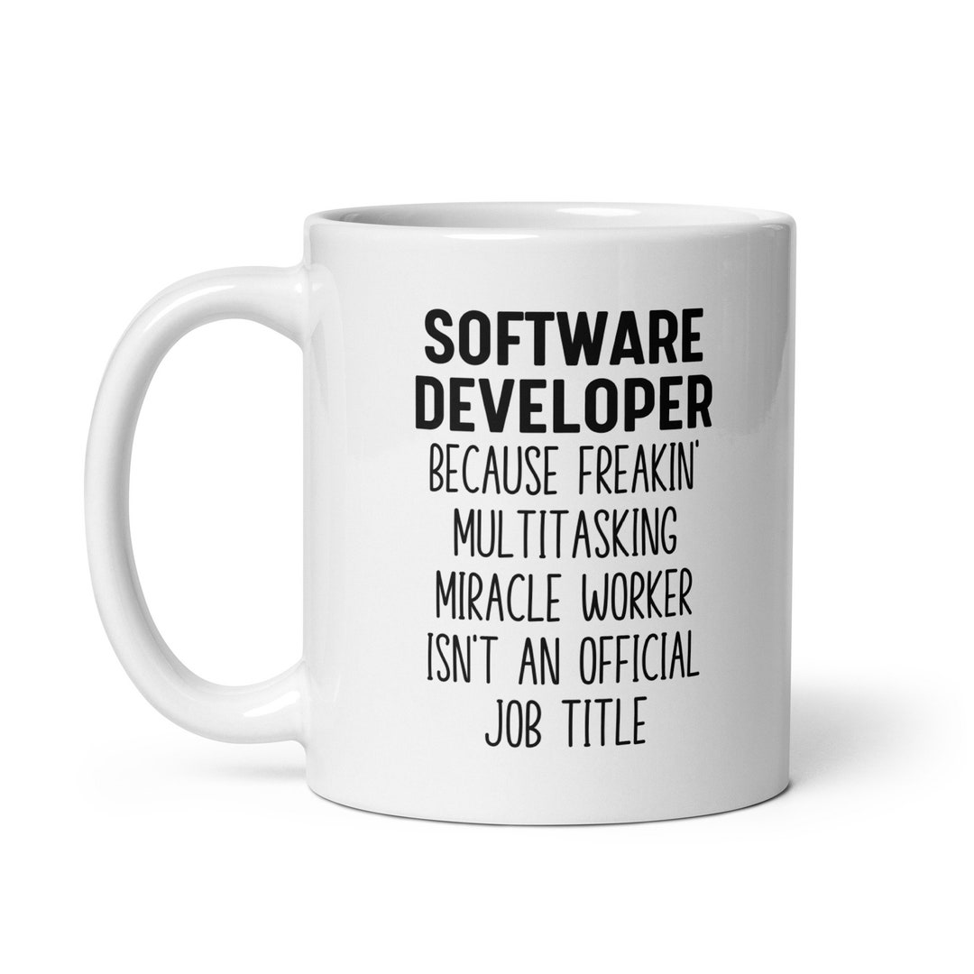 Software Developer Mug, Appreciation Gift, New Job Gift, Promotion Gift ...