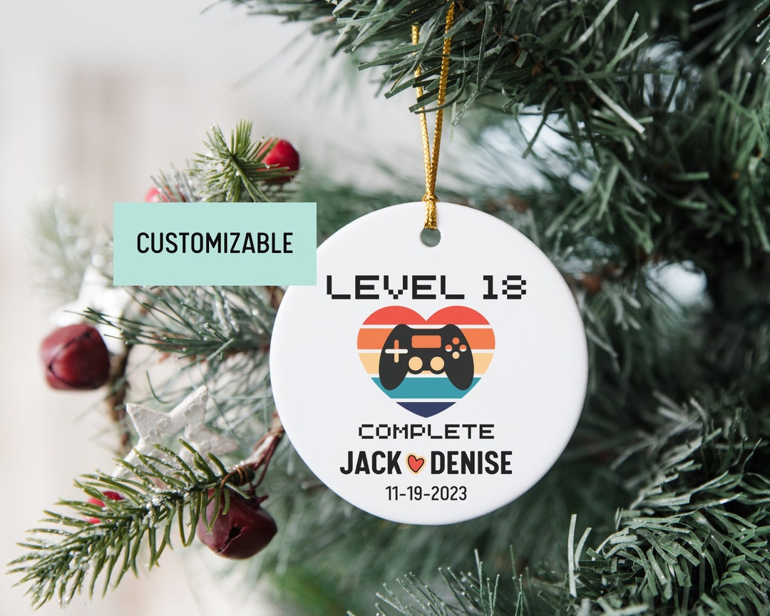 Personalized 18 Year Anniversary Gift for Husband, Level 18 Complete ...