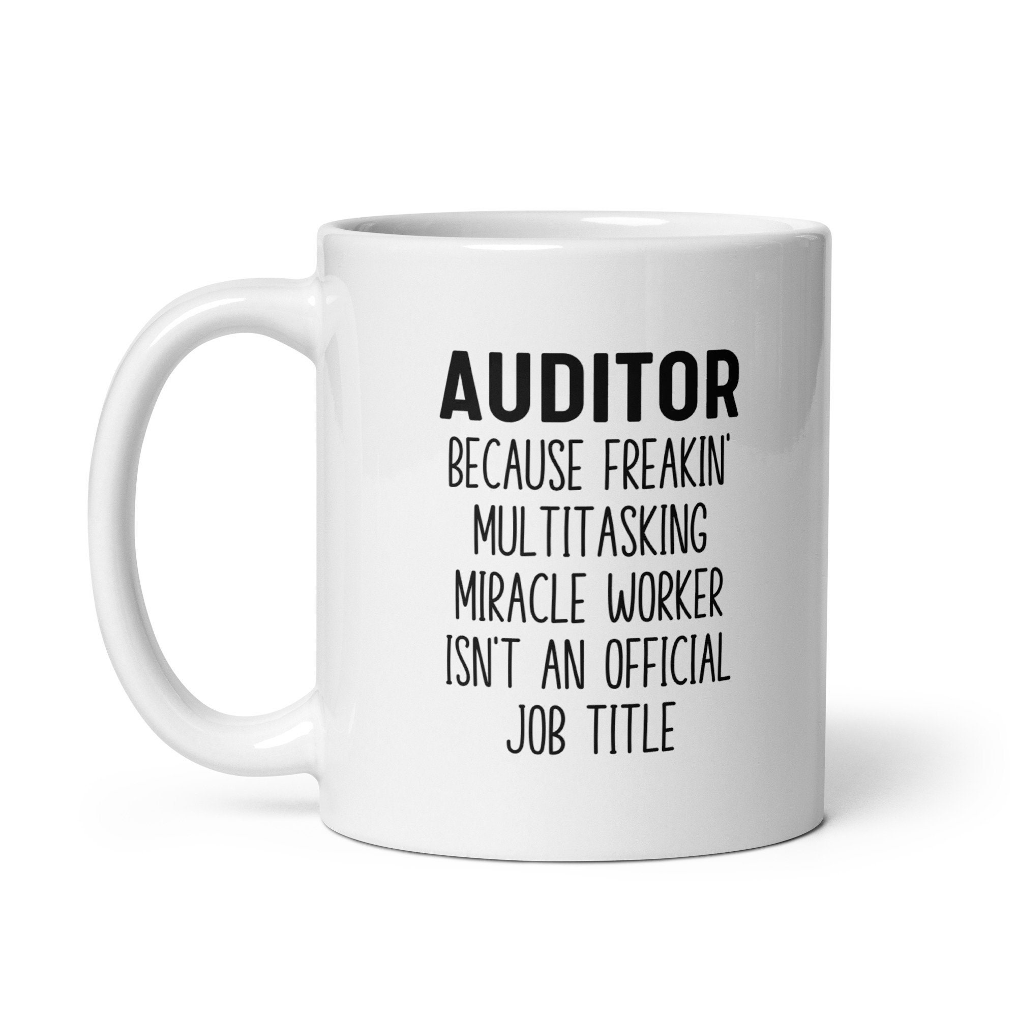 Personalized Auditor Mug, Appreciation Gift for Auditor, New Job Gift ...